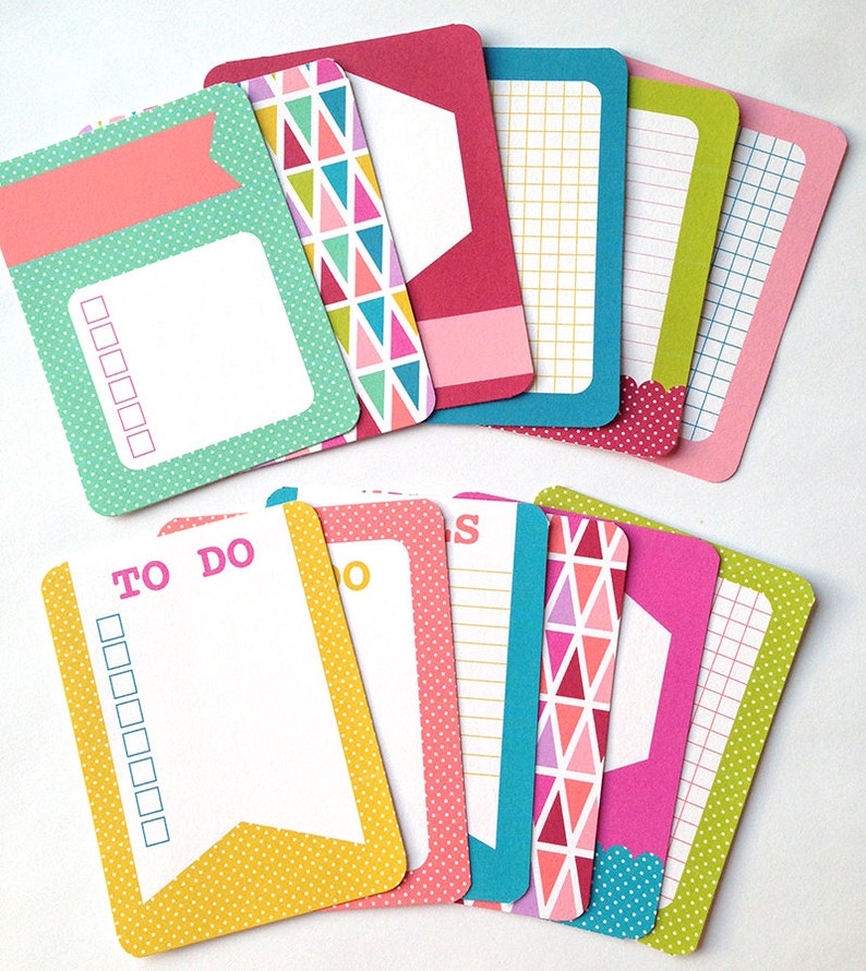 Printable 4x3 Journal Cards Fruity Collection Instant - Etsy