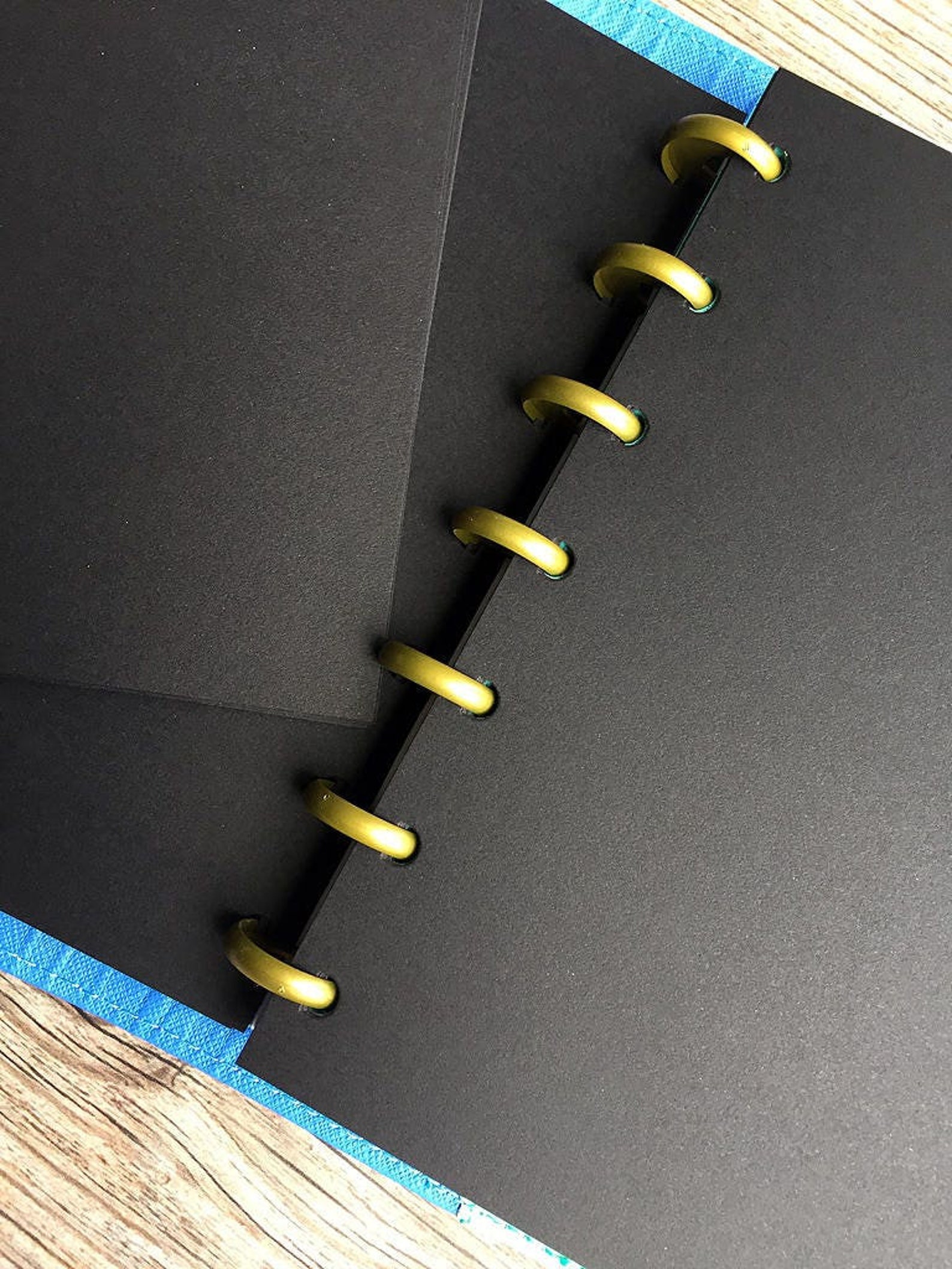 BLACKOUT! Black Planner Paper Fits Happy Planner & Levenger Circa Size ...