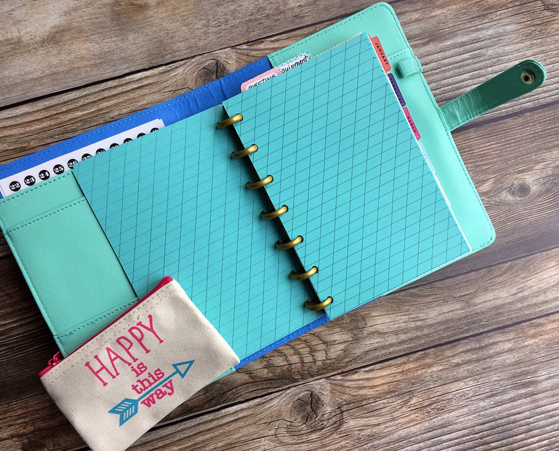 CALLIGRAPHY Hand Lettering Planner Paper Fits Happy Planner | Etsy