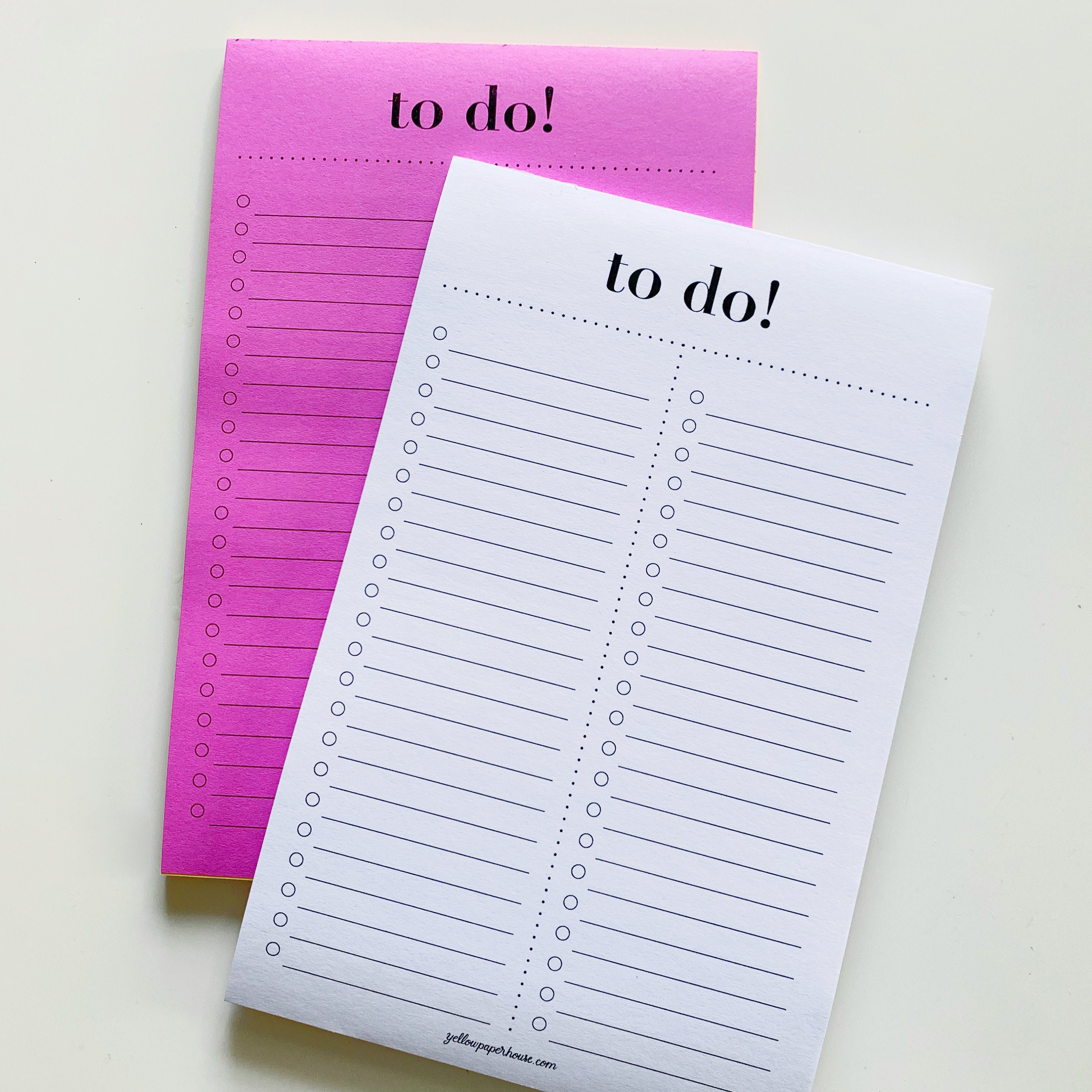 TO DO! Notepad - Glue Bound Rainbow Notepad - Etsy