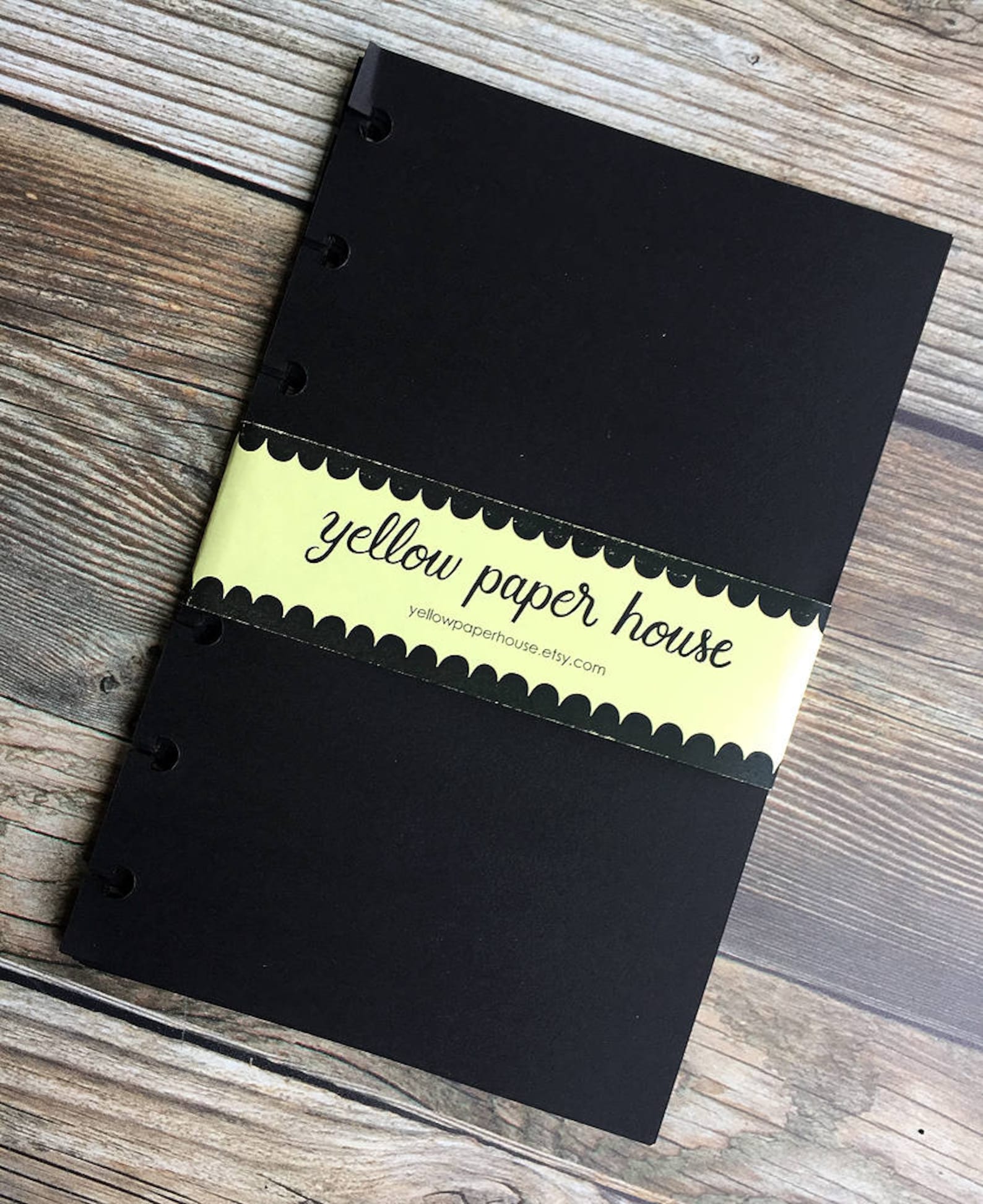 BLACKOUT! Black Planner Paper Fits Happy Planner & Levenger Circa Size ...