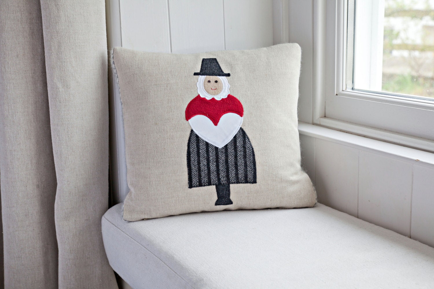 Handmade Welsh Lady Cushion - Etsy
