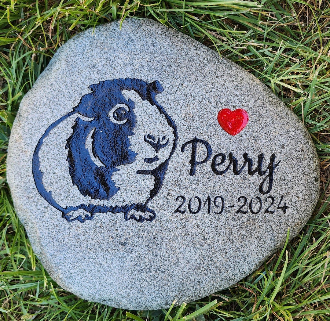 Guinea Pig Pet, Memorial Stone, Hamster, Gerbil, Rodent, Outdoor, Grave ...