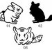 Pet Memorial Chinchilla Stone 5”/6" or 7”/8", Engraved Personalized ...