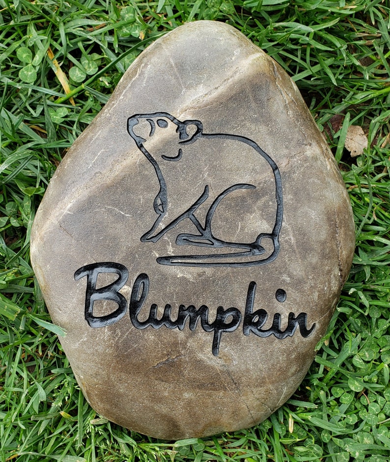 RAT MEMORIAL 7/8 STONE approx. Size 3 Designs to Choose - Etsy