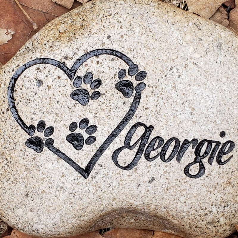 Memorial Walking Stone - Etsy