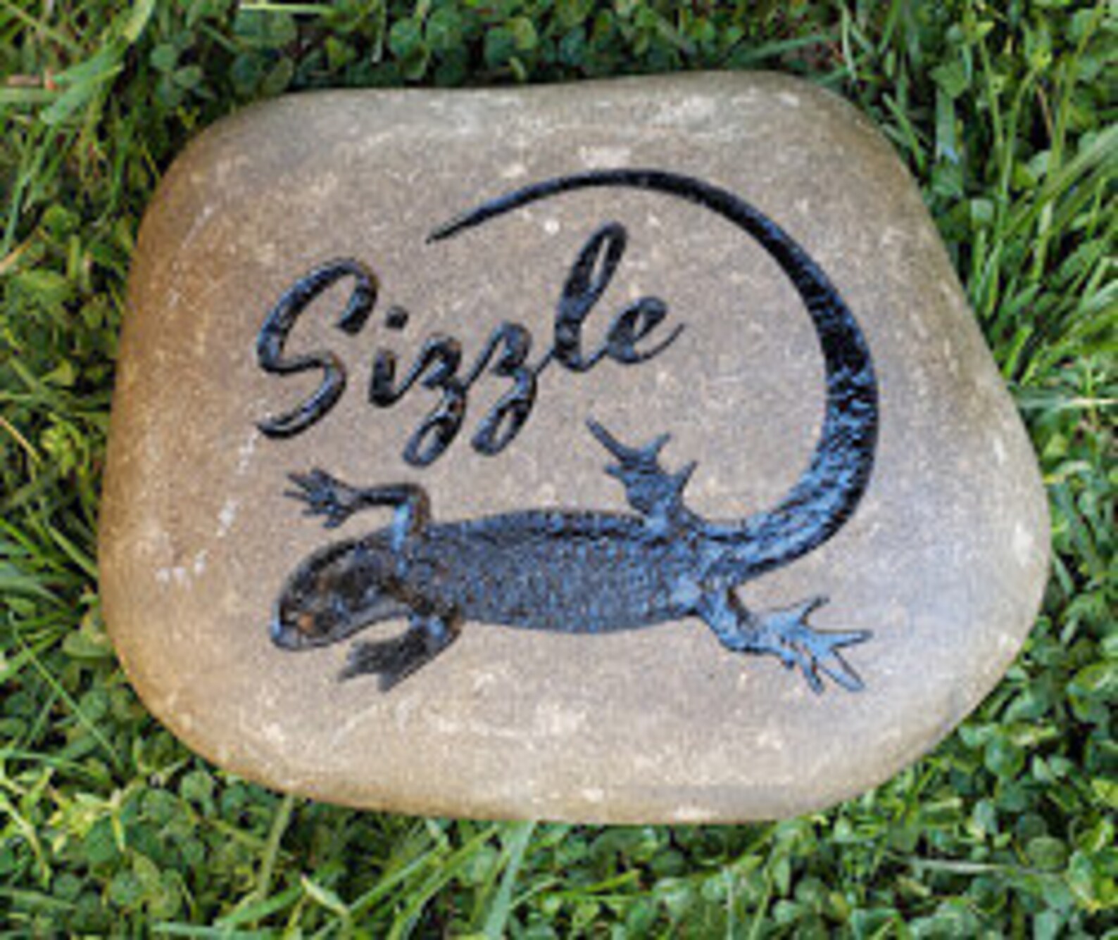 Personalized Pet Memorial Stone, 7”/8”, Engraved, Burial Grave Marker ...