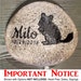 Pet Memorial Chinchilla Stone 5”/6" or 7”/8", Engraved Personalized ...