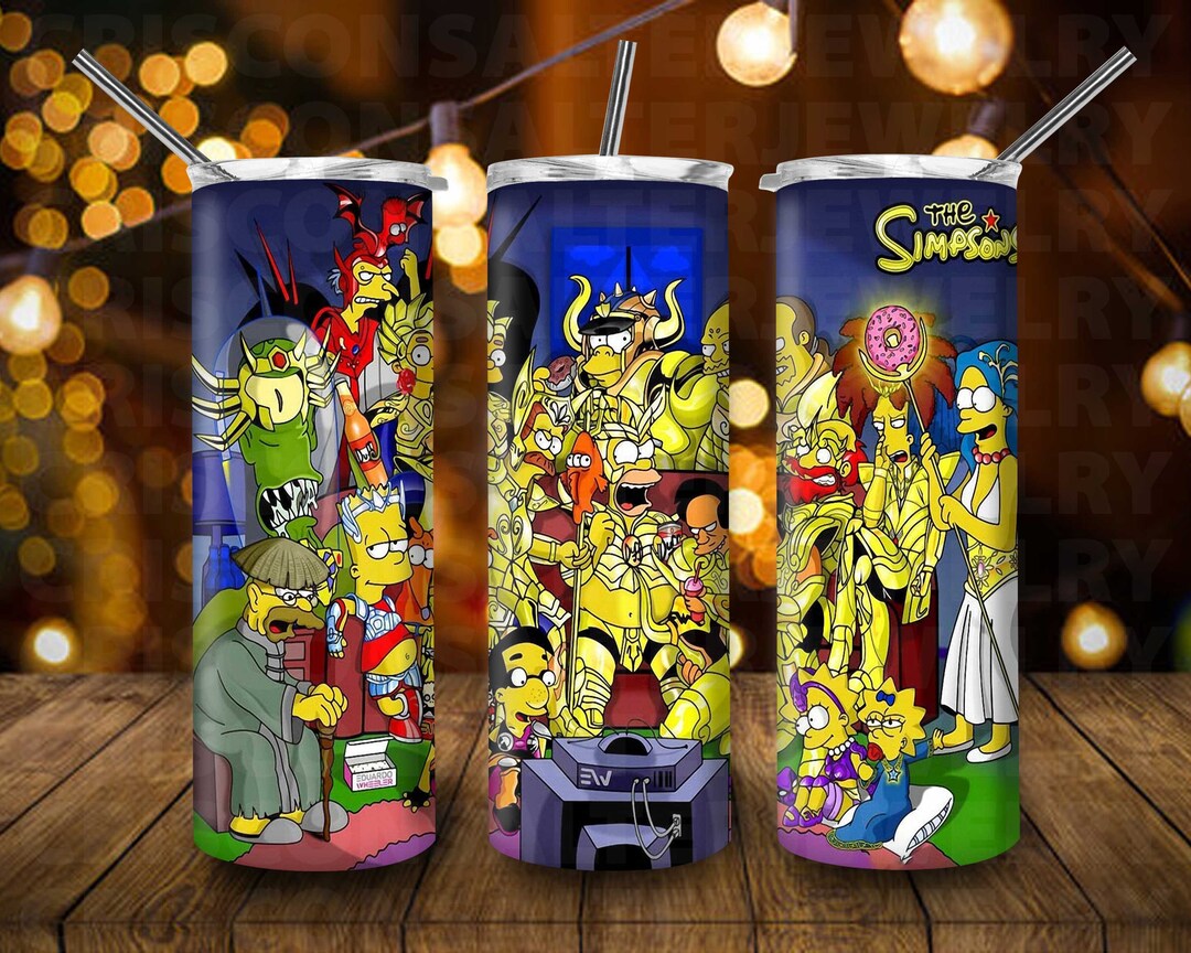 Halloween the Ssimpson Family 20oz Skinny Tumbler Sublimation - Etsy