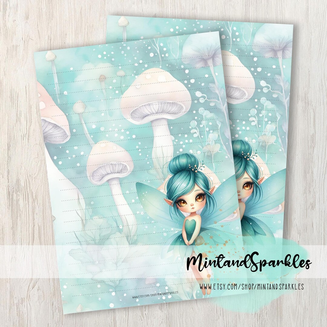 Fairy Mya Letter Writing Paper Sheets - Etsy