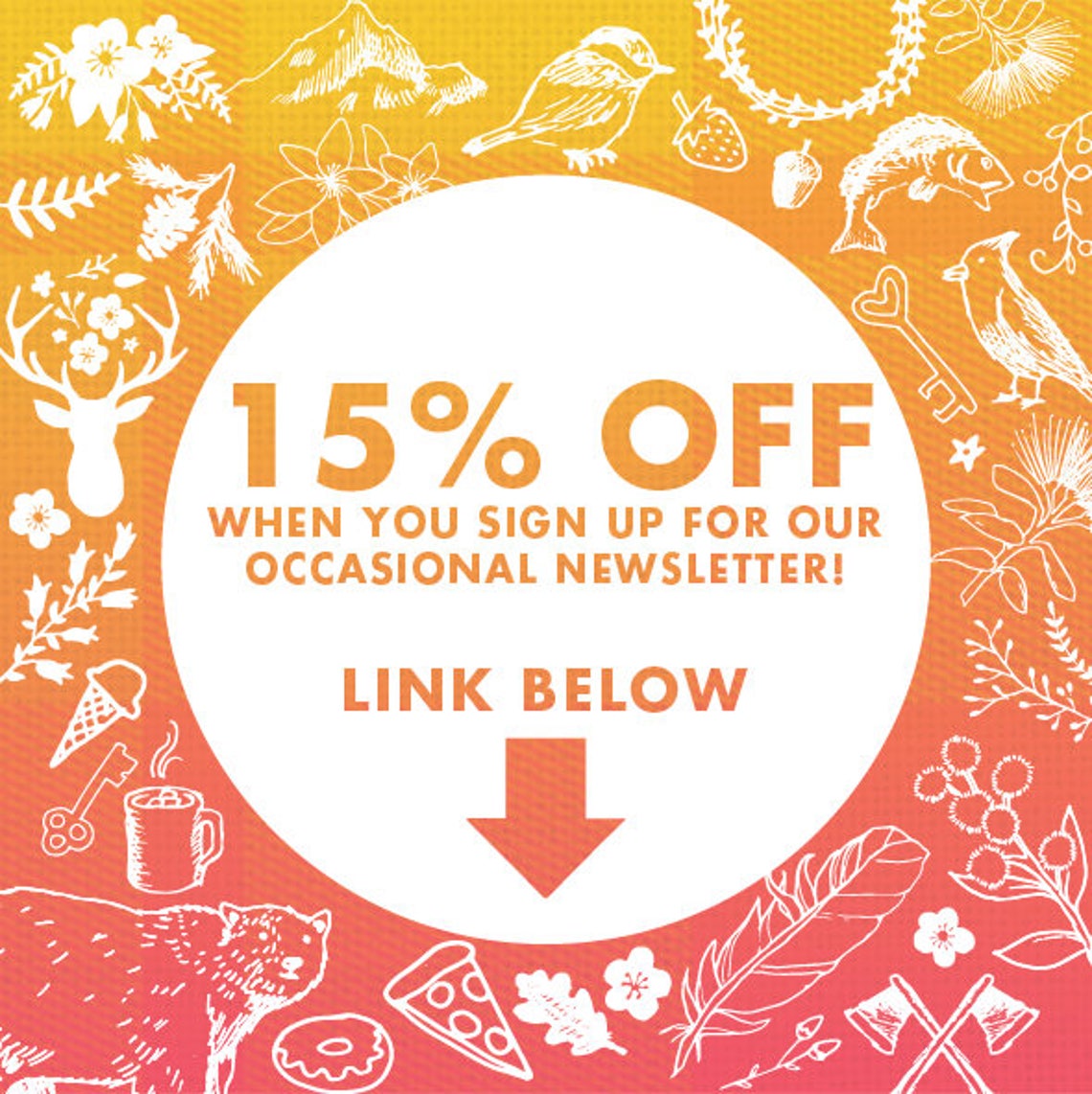 Adventure + Camping Clipart [black and White] - Rustic Drawings, Hand ...