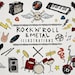 Rock 'n' Roll Clipart & Heavy Metal Music Clip Art, Sketchy Doodles ...