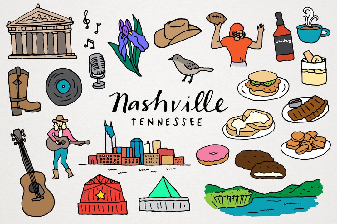 Nashville Tennessee Clip Art Nashville Tennessee City Skyline With