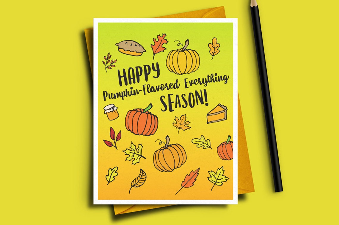 Hello Fall Clipart Autumn Clip Art Autumn Illustrations - Etsy