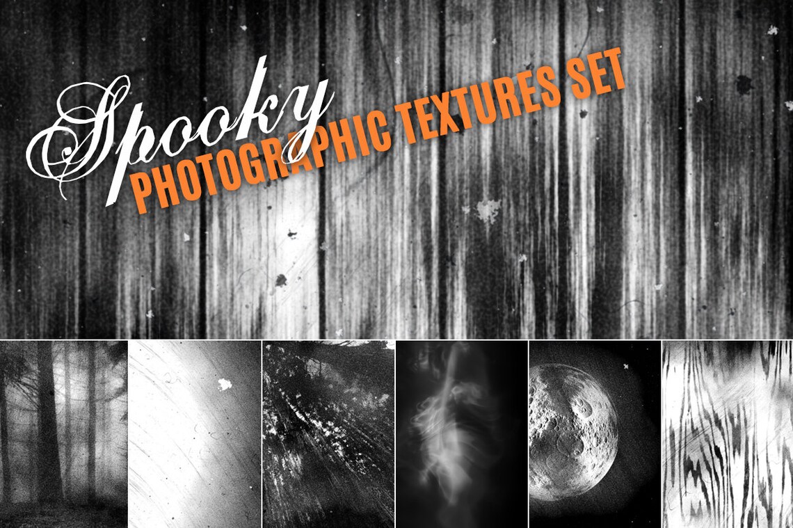 Halloween Textures Set Spooky Photographic Texture Spooky - Etsy