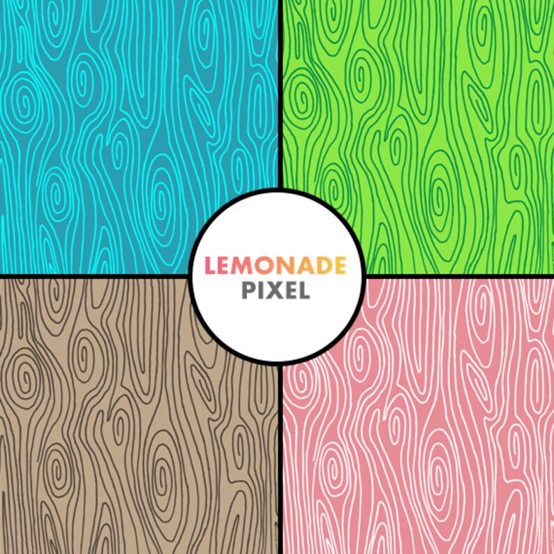 Faux Bois Wood Pattern Digital Paper Rainbow Paper Wood - Etsy