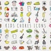 Kids Chores Icons Set Daily Tasks Organizer Clipart Chore - Etsy