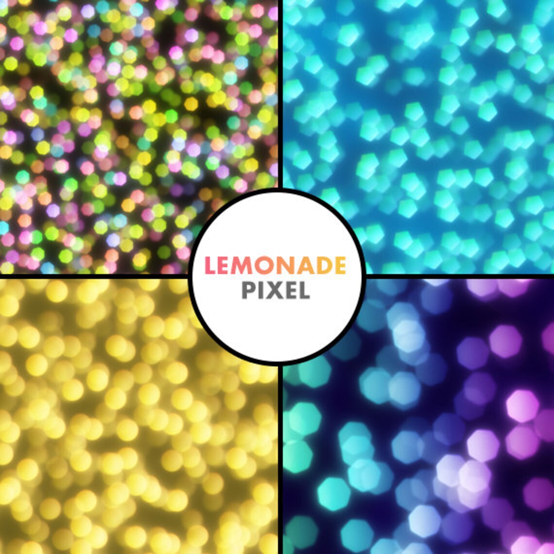 Bokeh Digital Paper Blurred Scrapbook Paper Photo | Etsy