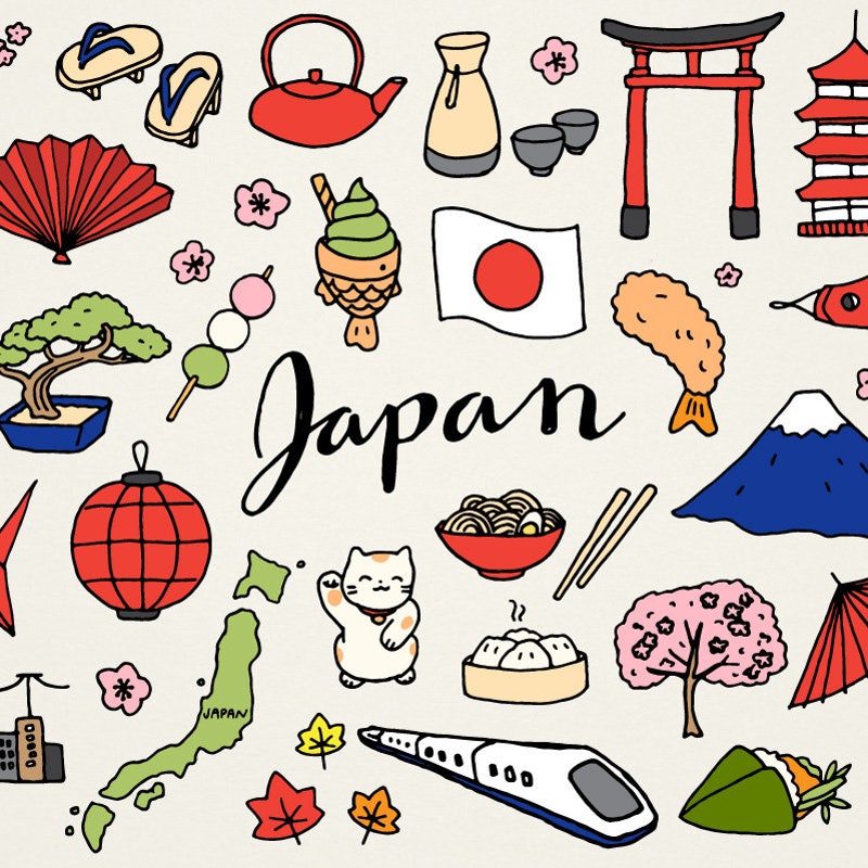 Japanese Clip Art - Etsy