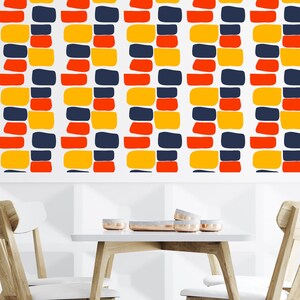 Random Rectangles Stencil, Medium Stencil, Modern Hand Drawn Surface ...