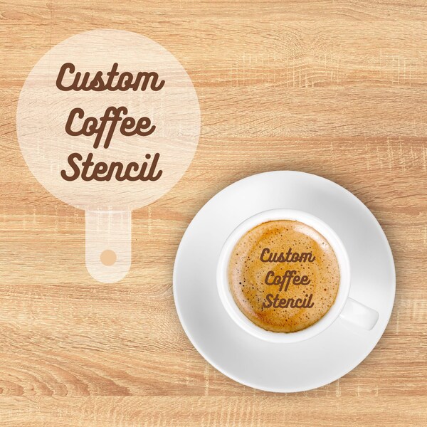 Coffee Stencil - Etsy