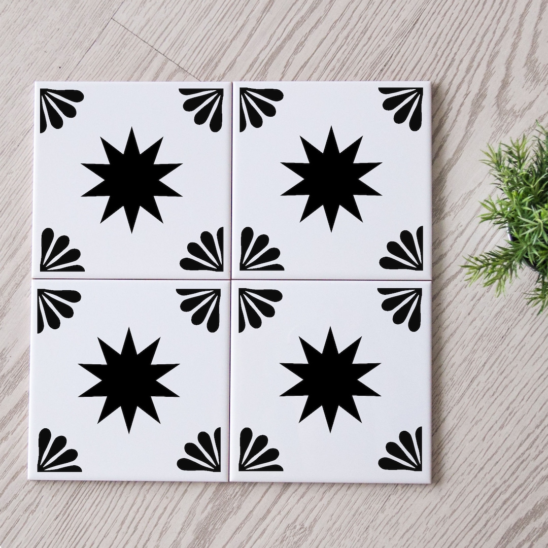 Star Medallion Floor Tile Stencil: Modern Farmhouse Decor - Etsy