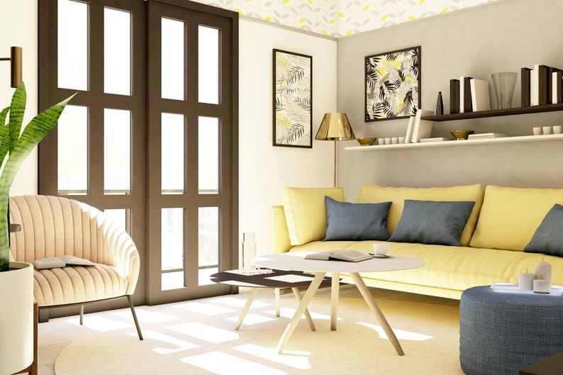 Mid Century Modern Bold Paint Palette Whole Home Minimalist - Etsy