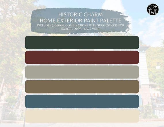 Historic Exterior Paint Colors