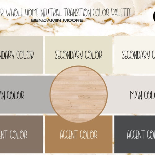 Modern Transitional Paint Palette for Interior & Exterior - Etsy