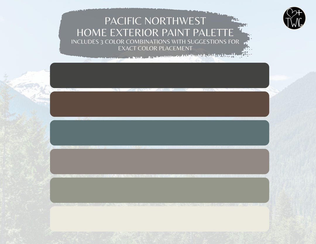Pacific Northwest Exterior Paint Color Scheme, Complement Brick or ...