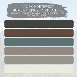 Pacific Northwest Exterior Paint Color Scheme, Complement Brick or ...