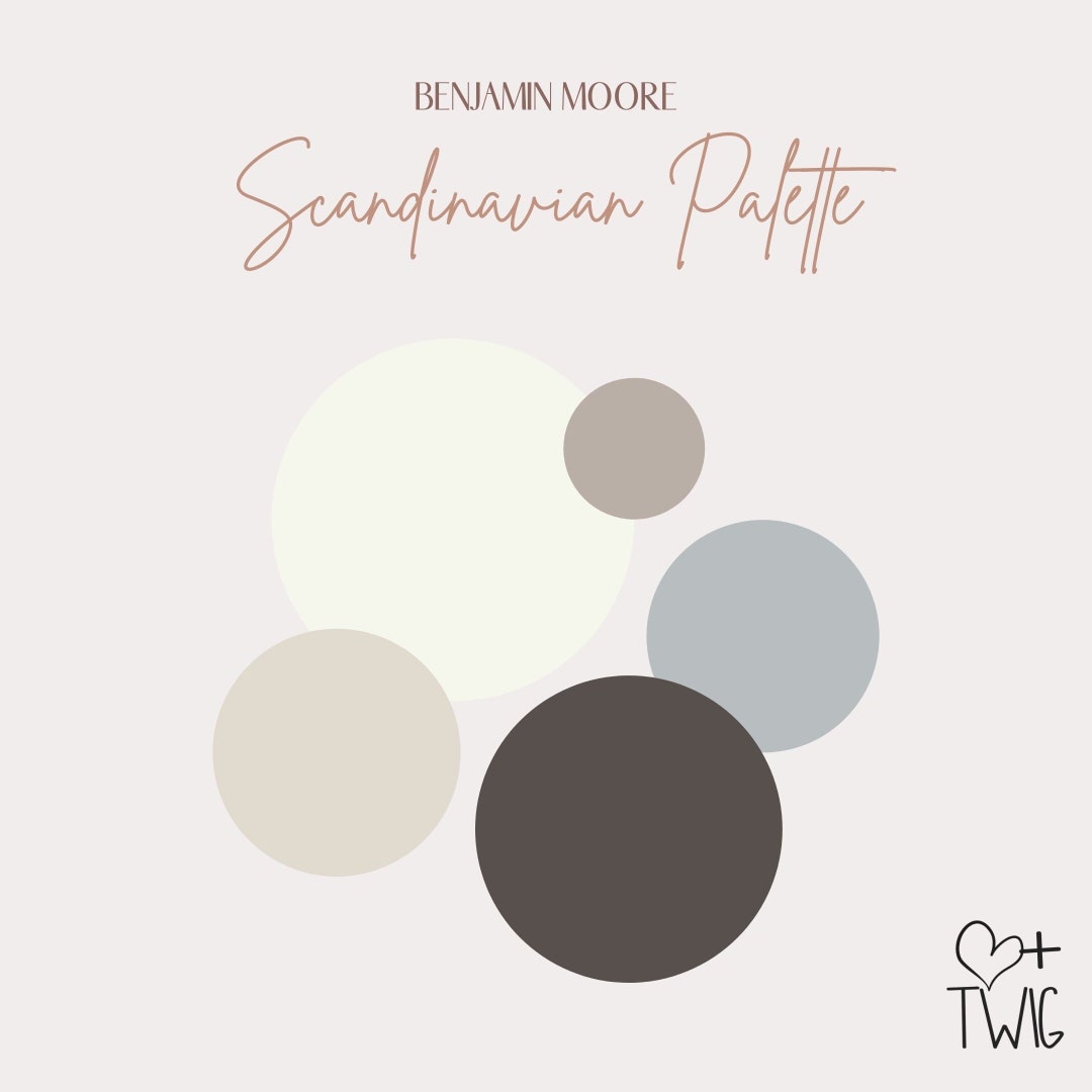 Scandinavian Paint Palette, Whole Home Scandinavian Paint Colors ...