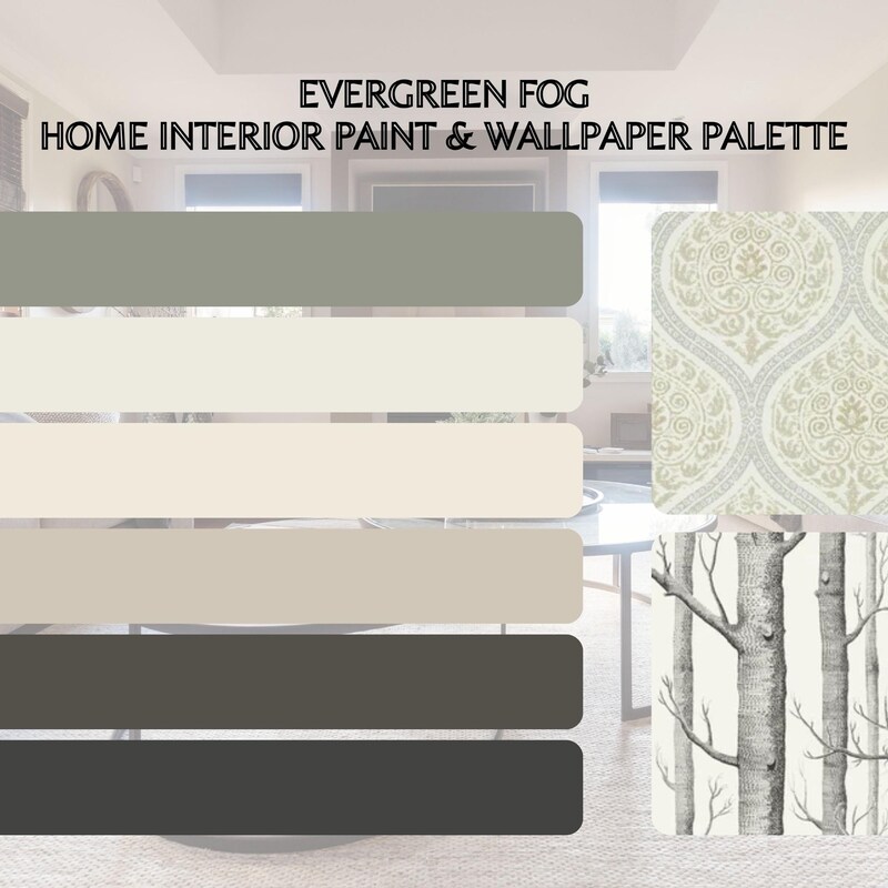 Evergreen Fog Paint Palette - Etsy