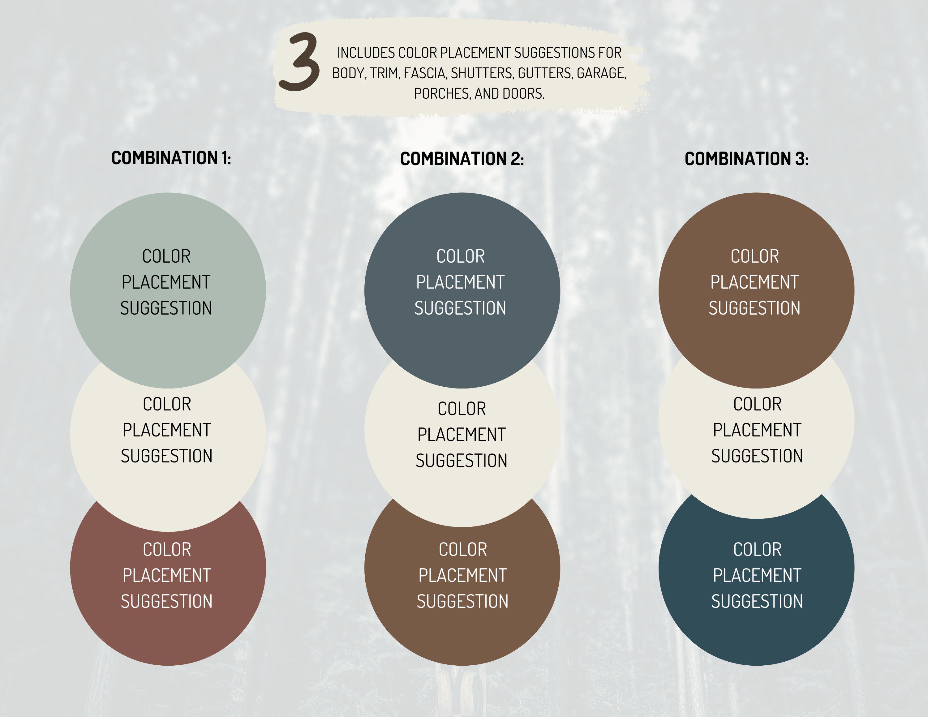 Pacific Northwest Exterior Paint Palette: 6 Sherwin Williams Colors ...