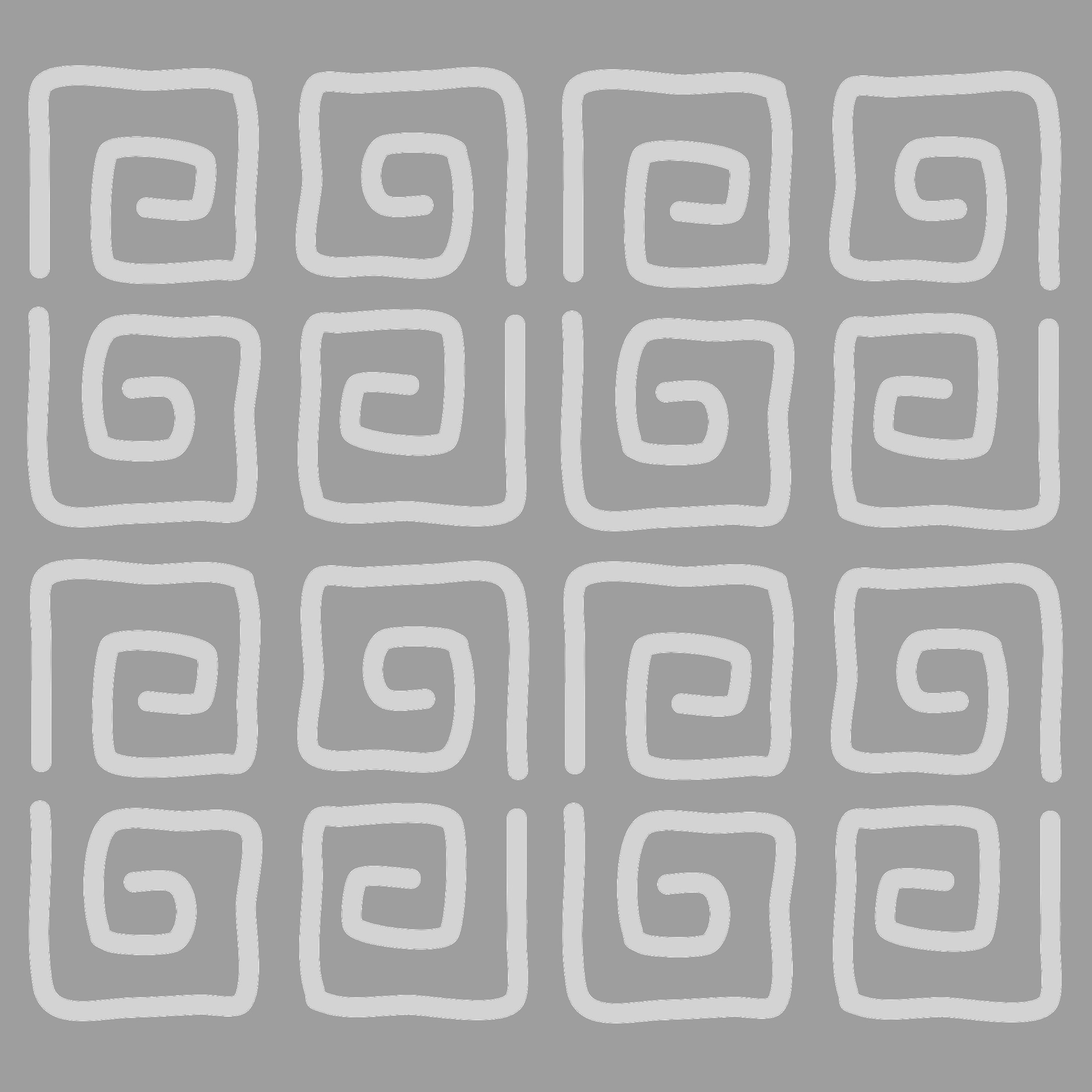 Mid Century Modern Column Wall Stencil Modern Hand Drawn Wall | Etsy