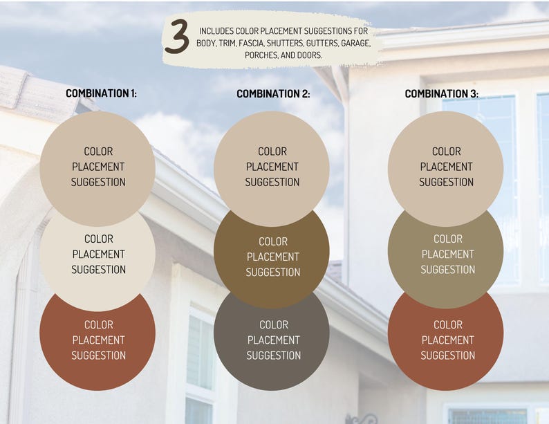 Malabar Exterior Paint Color Scheme: 6 Sherwin Williams Colors (digital ...