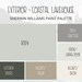 Exterior Coastal Lakehouse Paint Palette, Paint for Lake House, Coastal ...