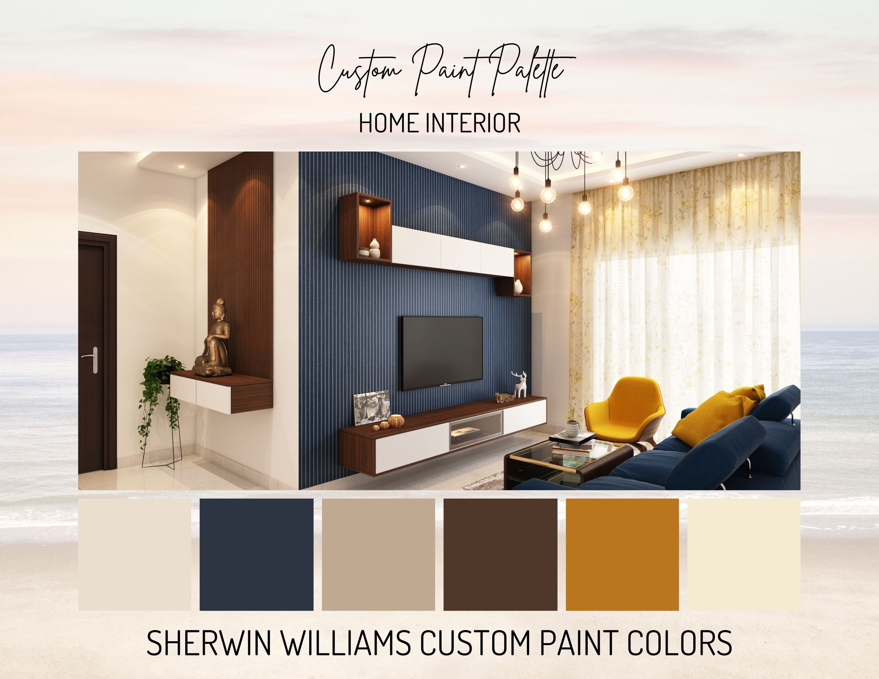 Custom Home Interior Paint Color Palette Consultation (PDF) - Etsy