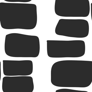 Random Rectangles Stencil, Medium Stencil, Modern Hand Drawn Surface ...