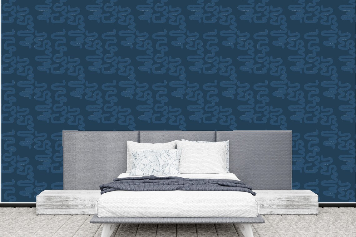 Abstract Art Wall Stencil Medium Wall Stencil Modern Hand | Etsy