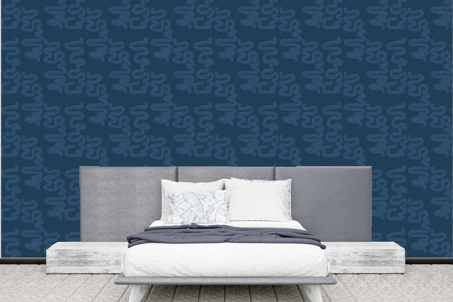 Abstract Art Wall Stencil Medium Wall Stencil Modern Hand | Etsy