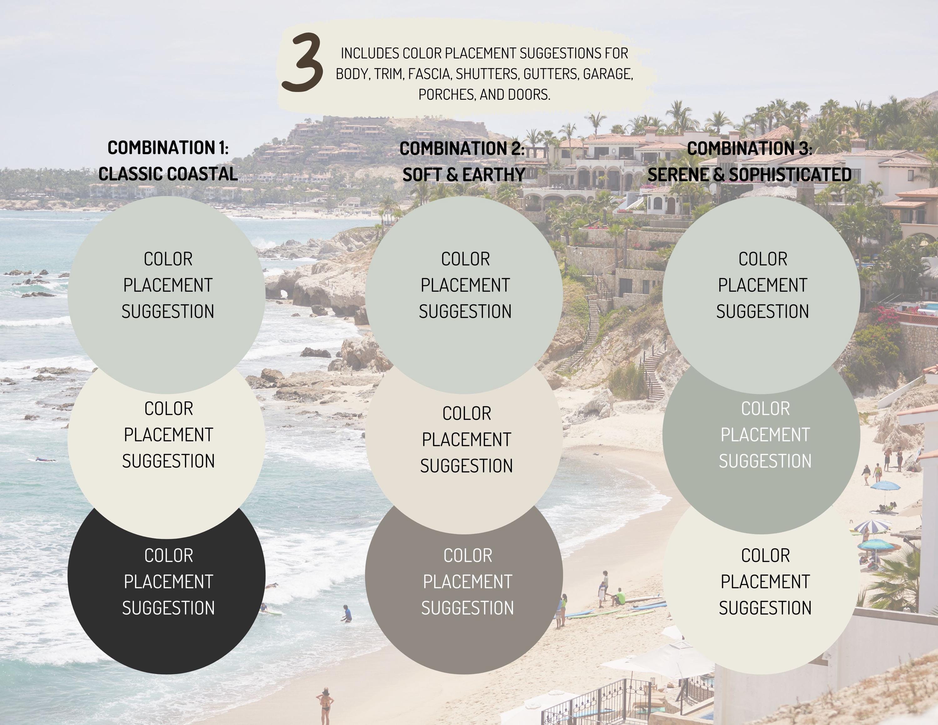 Sherwin Williams Sea Salt Exterior Paint Palette: Coastal Home Colors ...