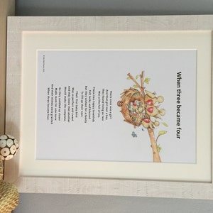 Poem for New Baby, Gift for New Parents, Illustrated Poem, Unique Baby ...