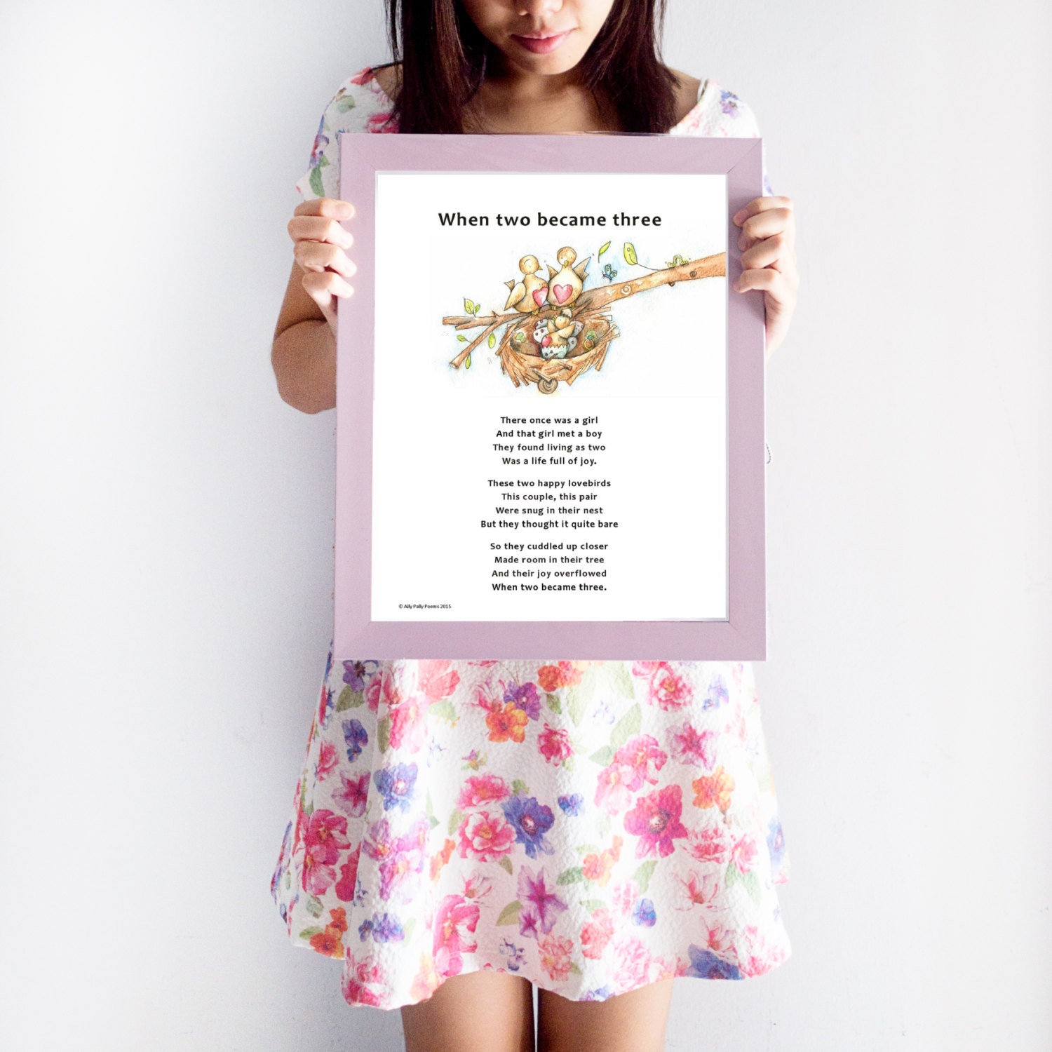 Poem for New Baby, Gift for New Parents, Illustrated Poem, Unique Baby ...