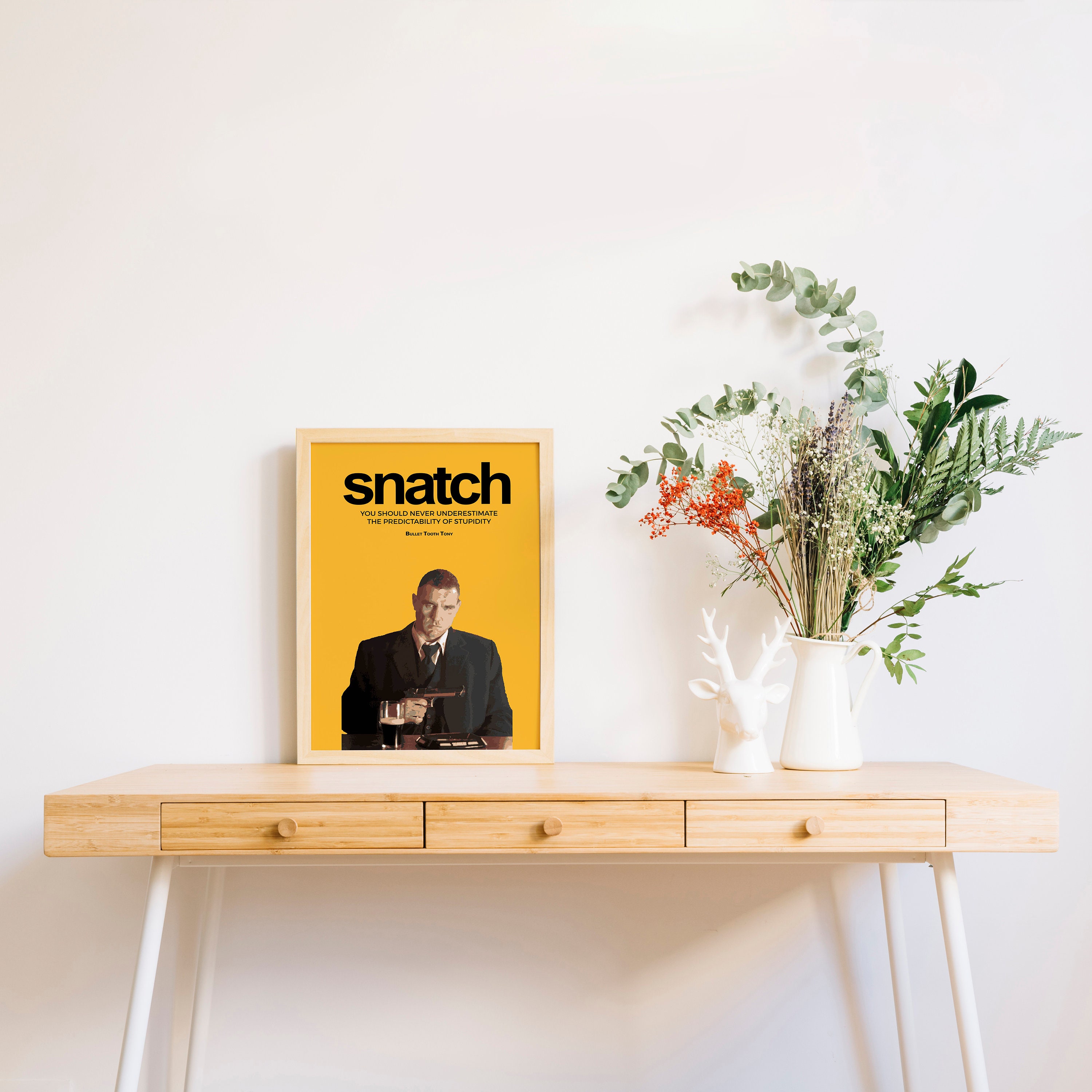 Film Posters // Snatch 2000// Second Poster// Guy Ritchie// Brad Pitt ...