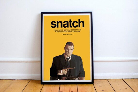 Film Posters // Snatch 2000// Second Poster// Guy Ritchie// | Etsy