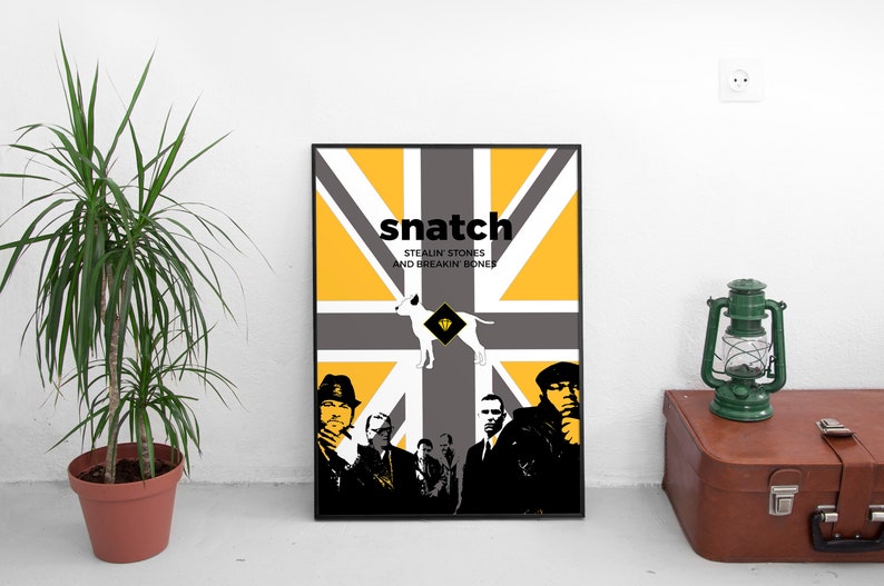Film Posters // Snatch 2000// First Poster// Guy Ritchie// Brad Pitt ...