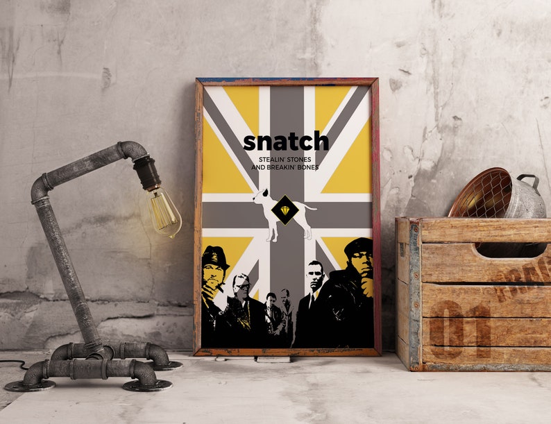 Film Posters // Snatch 2000// First Poster// Guy Ritchie// Brad Pitt ...