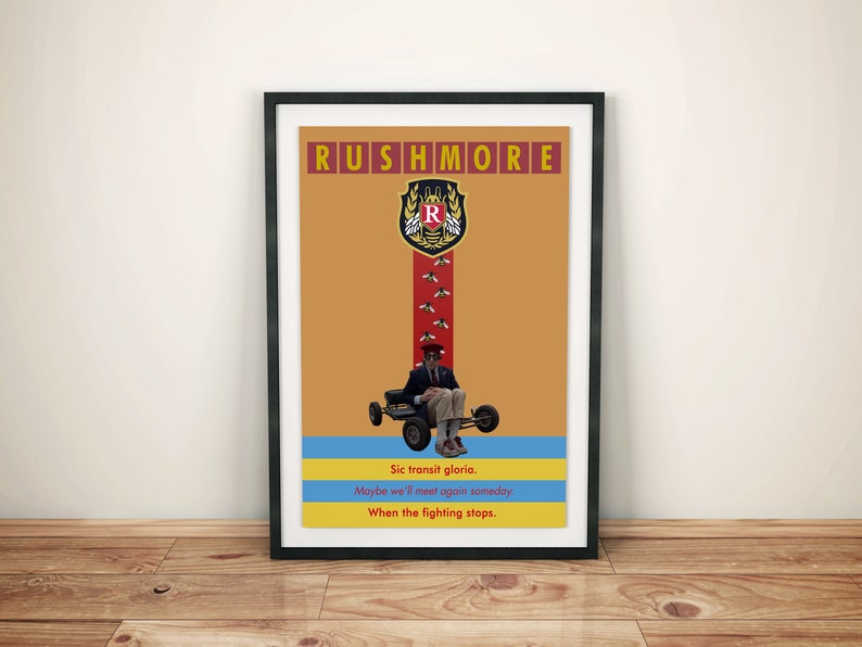 Film Posters// Rushmore 1998// Wes Anderson// Jason Schwartzman ...