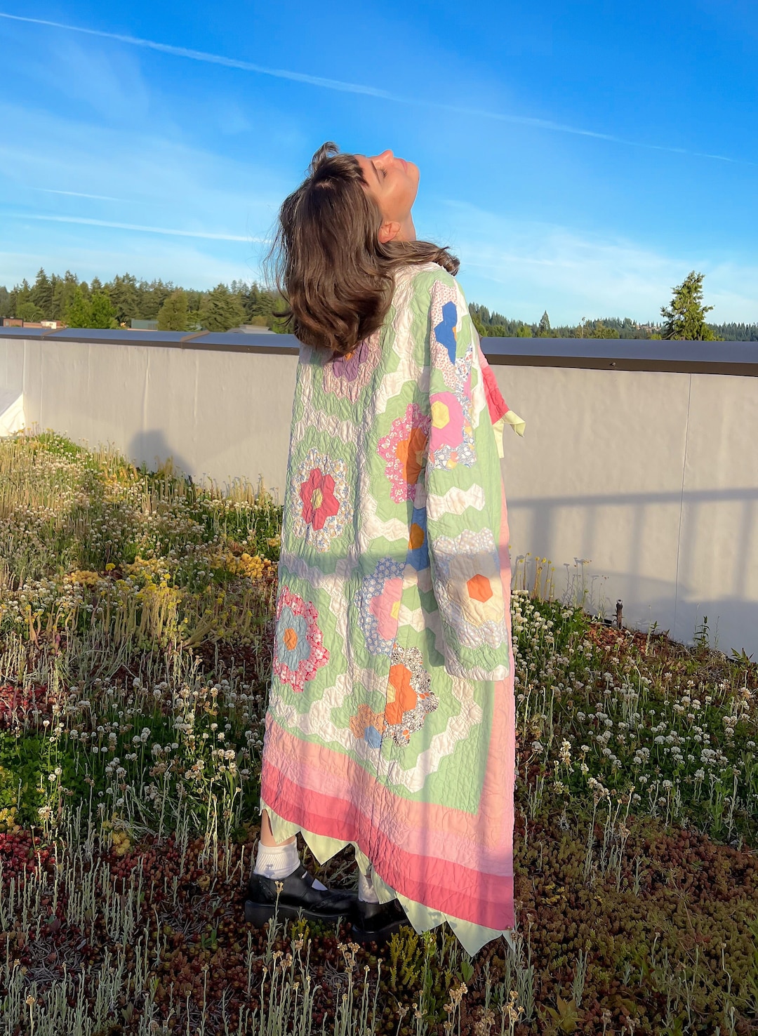 Handmade Patchwork Quilted Duster - Etsy
